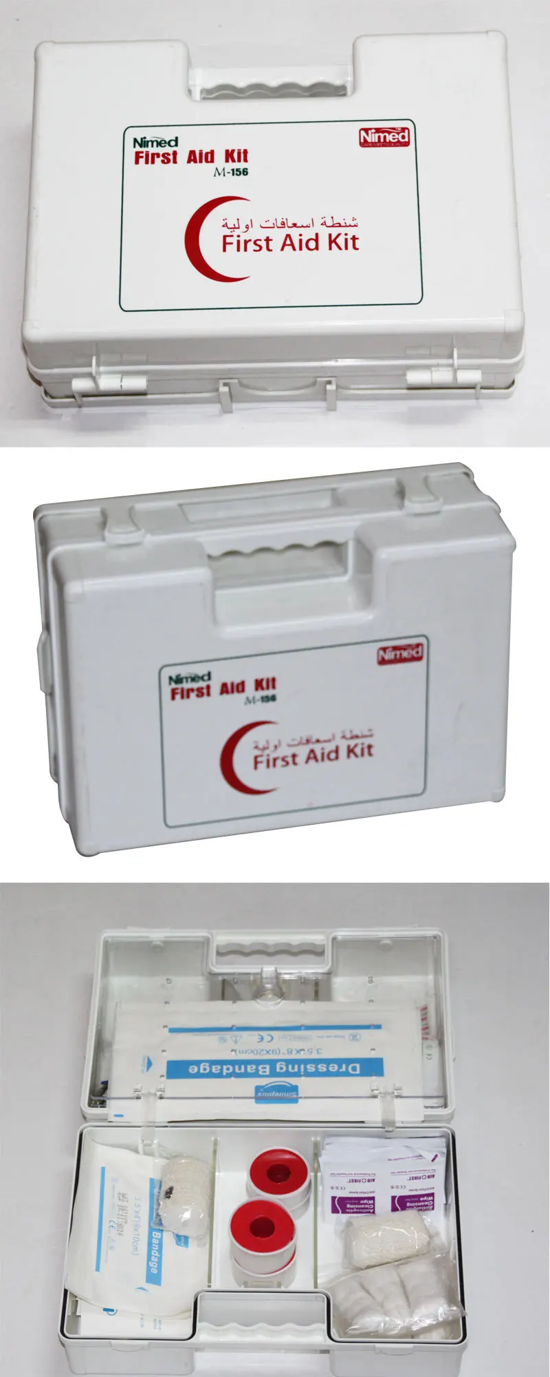 Outdoor Waterproof White Medical First Aid Box For Workplace,Home ...