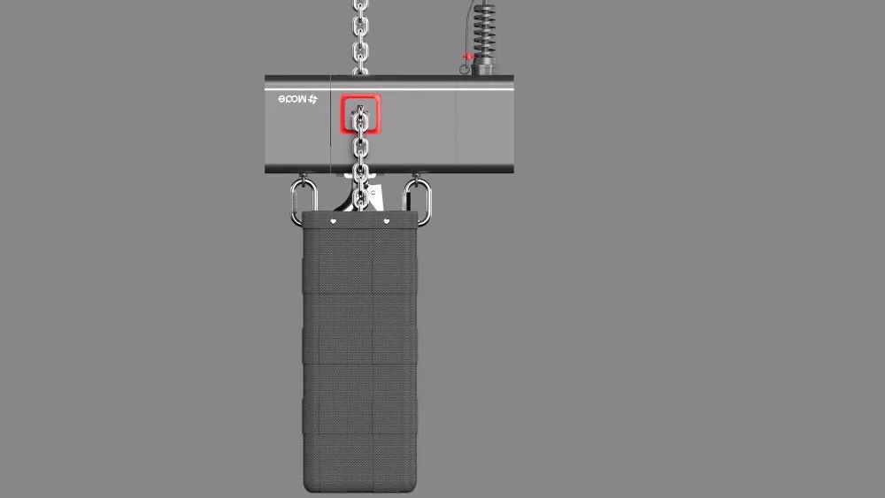 MODE 611 1T Mini Electric Chain Hoist - 1 Ton Capacity, 20m Chain ...