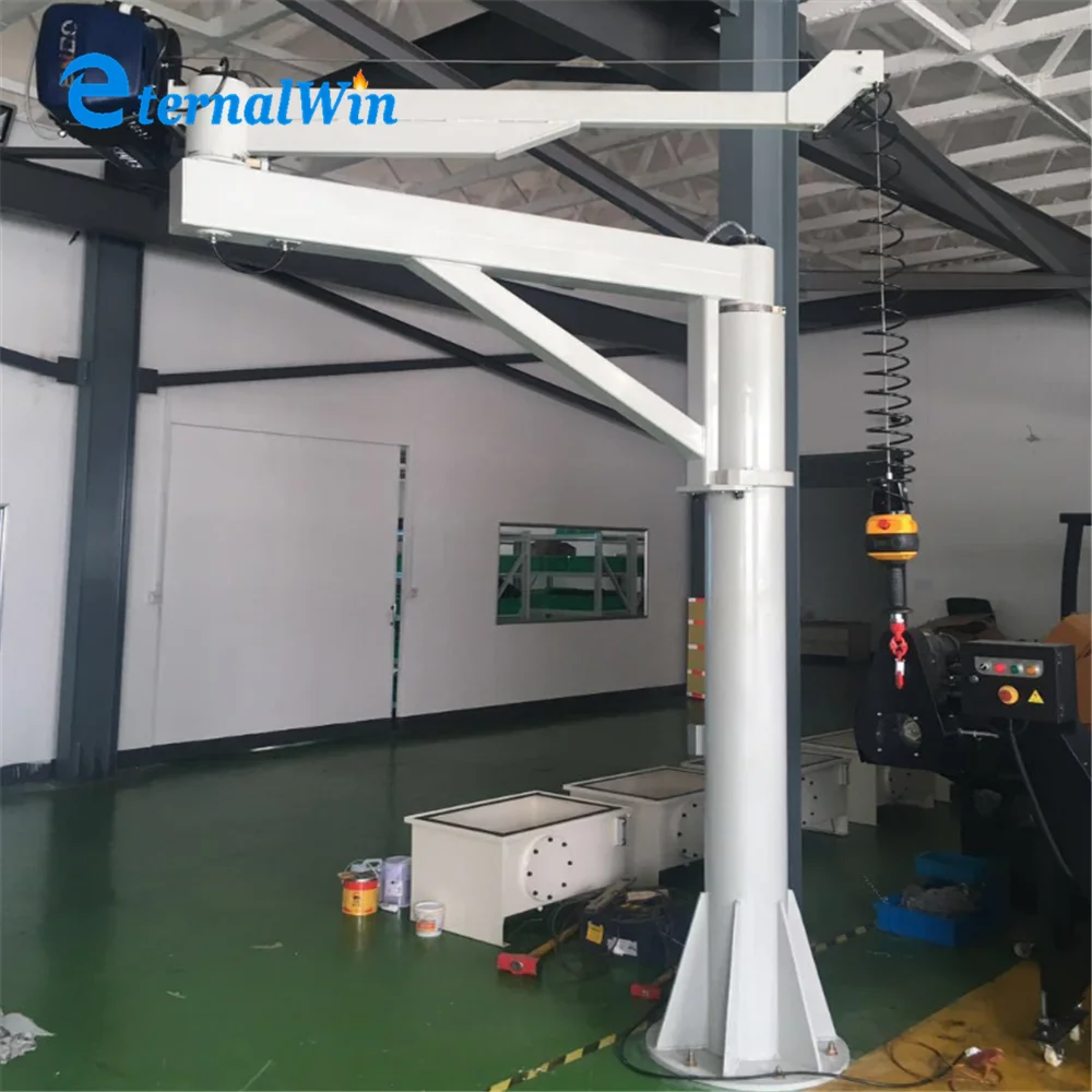 360 Degree Pneumatic Lifting Telescopic Cantilever Crane Jib Crane 5ton ...