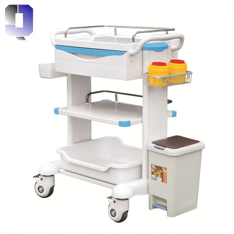 JQ-679 Treatment Trolley - Versatile Nurse Cart with CE ISO
