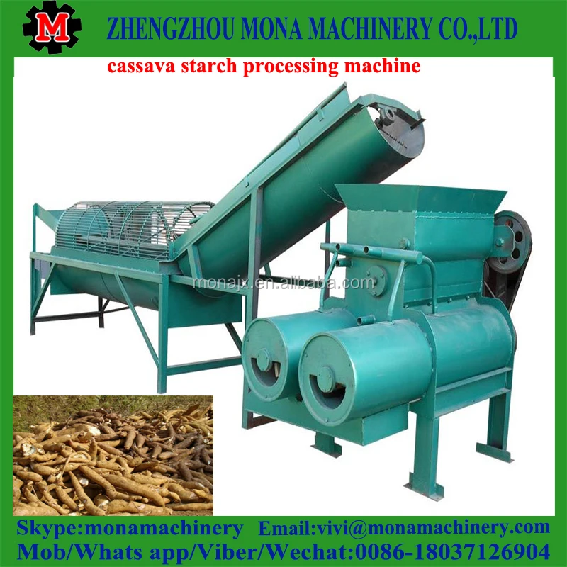 Fresh Cassava Processing Plant / Cassava Starch Production Line/making ...