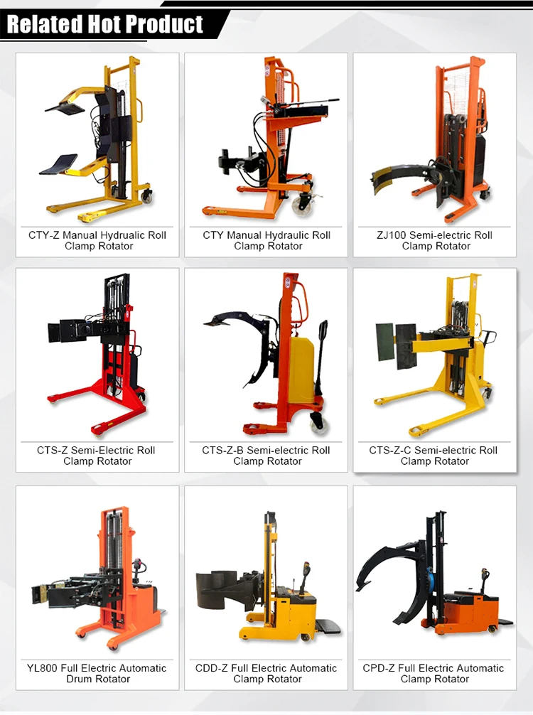 Sinolift Cdd-z Full Electric Paper Roll Clamp Stacker - Buy Paper Roll ...