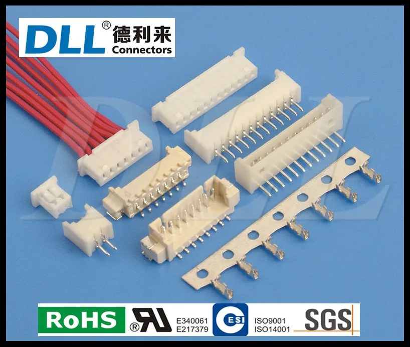 Yh 1.25mm 피치 12512ws-10b 12512ws-11b 12512ws-12b 12512ws-13b Dip 수직 커넥터 ...