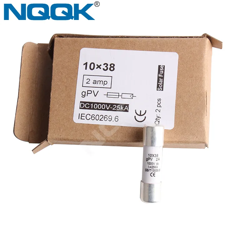 R015 10*38 / 10x38 Iec Standard Cylindrical Ceramics 2a Fuses Link ...