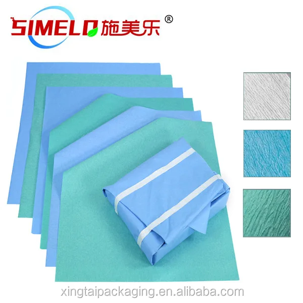 Disposable Medical Crepe Paper For Sterilization Wrapping - Buy Medical ...