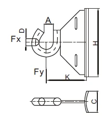 Hot-Dip Galvanized Steel Anchor Hook Bracket for Cable Pole Clamp ...