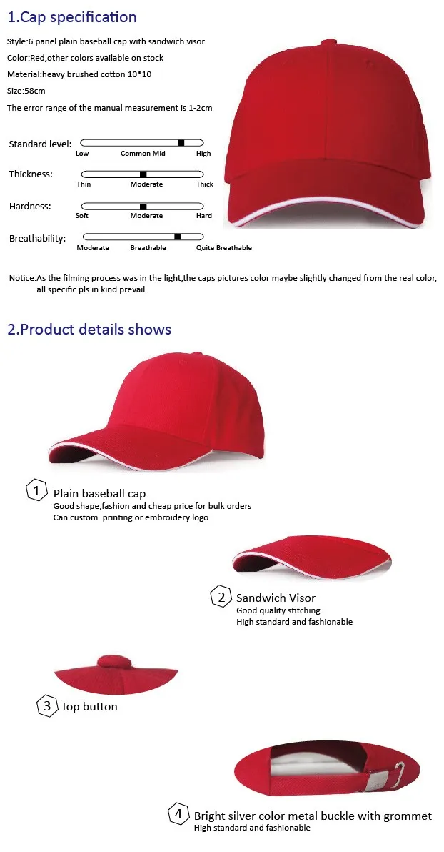 Shop Our Heavy Brushed Cotton Baseball Caps - Customizable