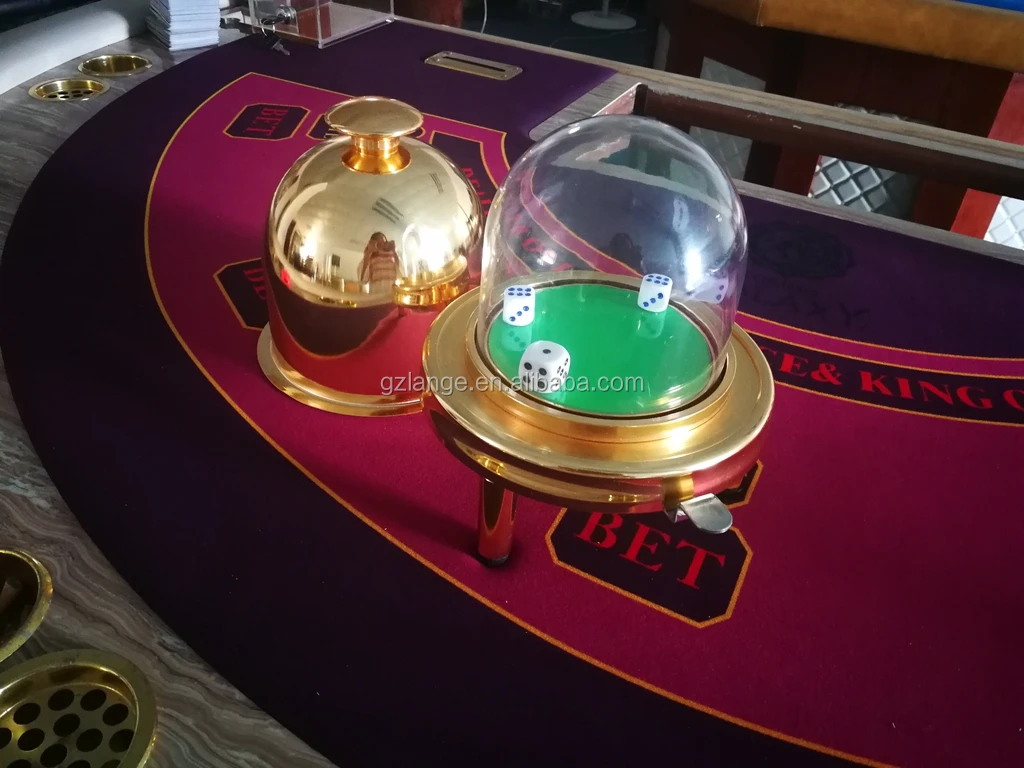 Casino Supply Automatic Sic Bo Dice Shaker with Plastic Dice