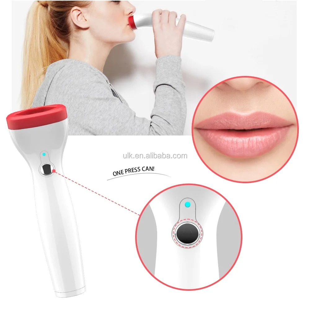 Soft Silicone Usb Rechargeable Electric Lip Plumper Enhancer Vibrating ...