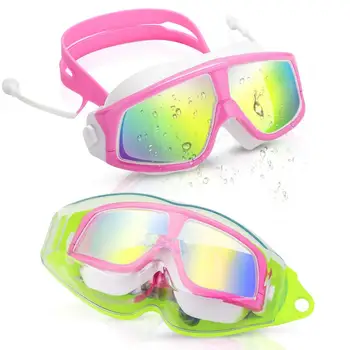Kids Cartoon Funny Swimming Goggles Wide View Free Swim Goggles Anti ...
