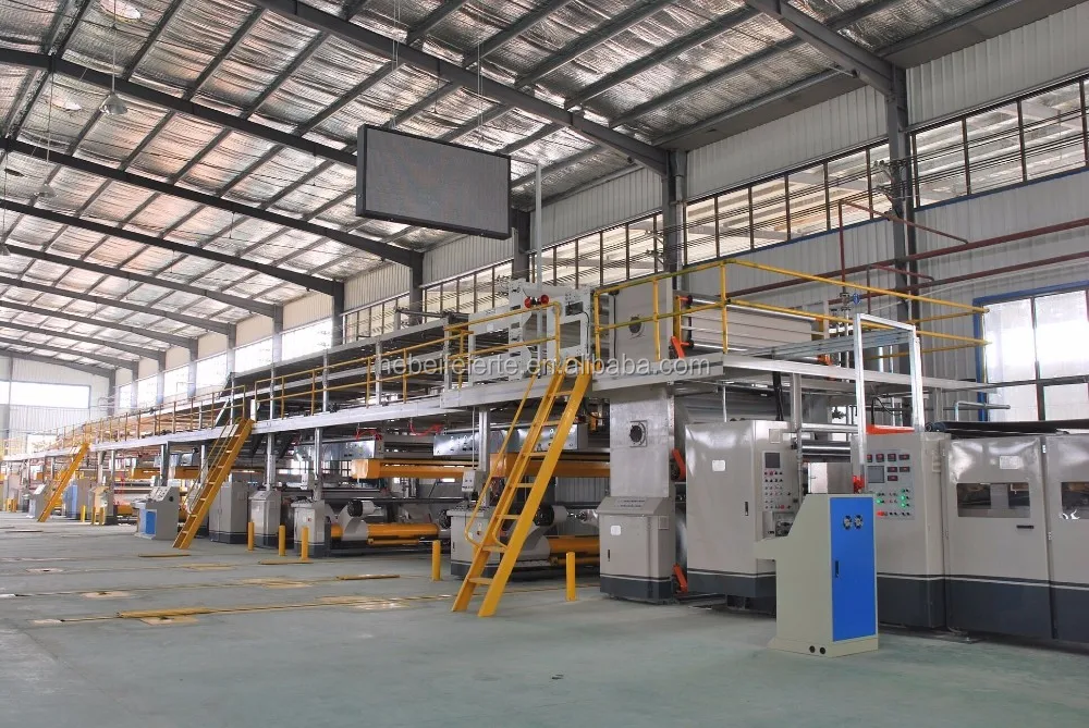 5 Layer Corrugated Cardboard Carton Production Line/box Packing Machine ...