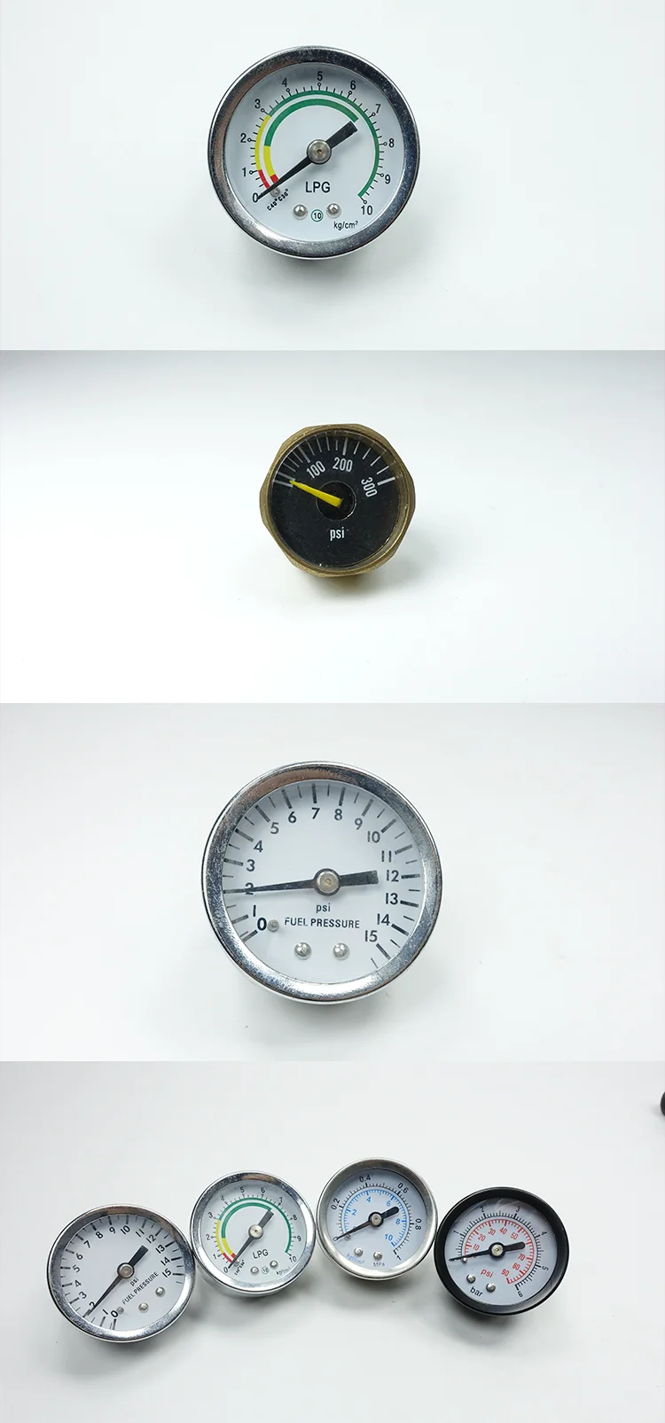 1 Inch Micro Small CO2 Pressure Gauge - Precision & Durability