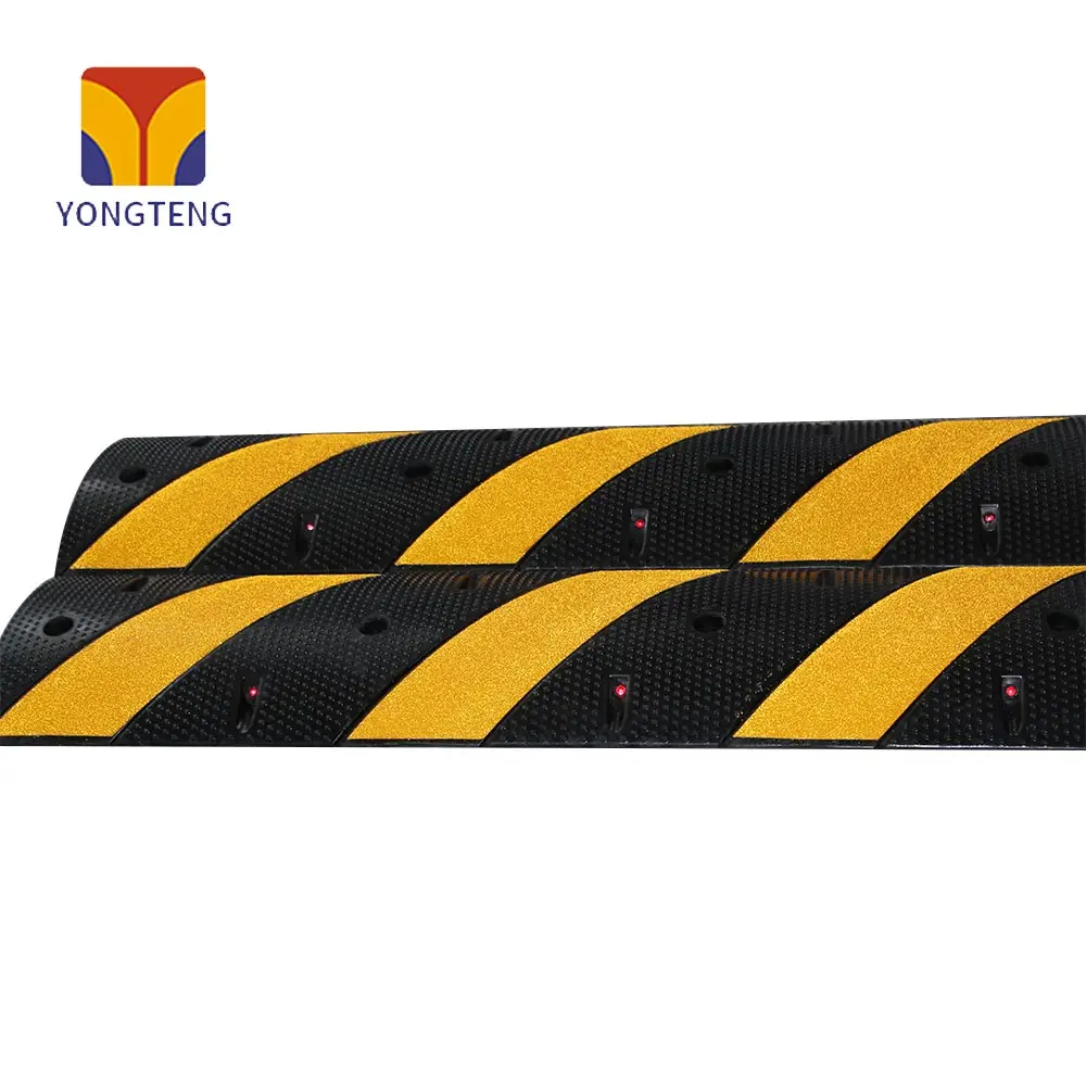 900mm Heavy Duty Road Safety Car Protector Rubber Moveable Speed Hump ...