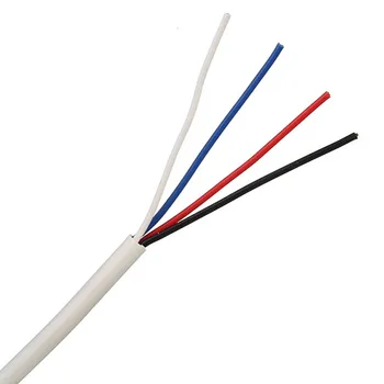 4 Core Unshielded Cable 24 Awg Security Cable 0.22mm2 Alarm Cable - Buy ...