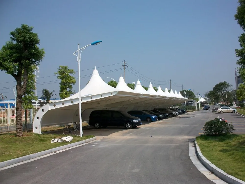 Car Parking Tent Tensile Fabric Roof,Garages,Canopies & Carports - Buy ...
