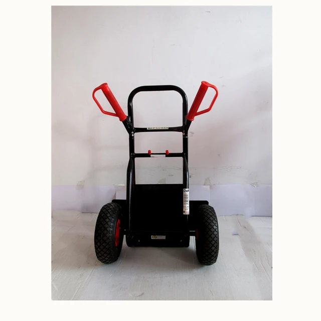 Heavy Duty Stainless Steel Push Cart Trolley - Durable & Versatile