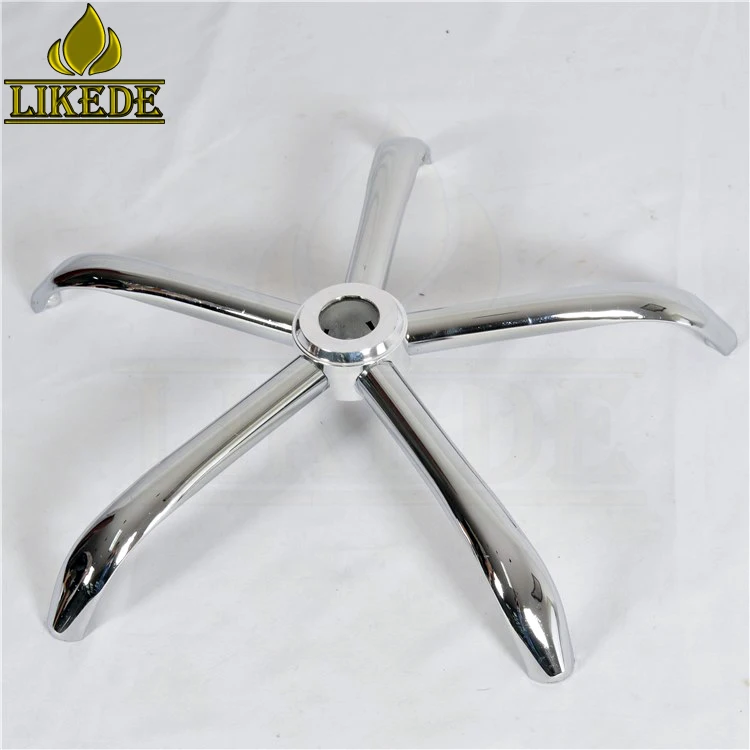 5 Ray Star Chrome Metal Iron Office Executive Chair Base - Height ...
