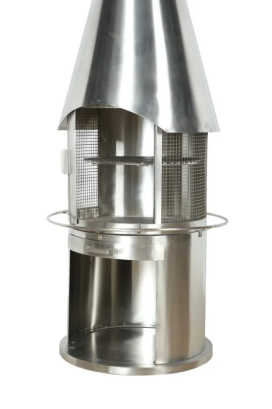 Outdoor BBQ Grill with Smoke Extractor Heater Fireplace