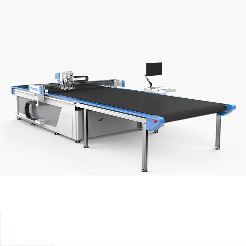 Jindex Cnc Oscillating Leather Pu Cutting Machine Pu Board Shoes Face ...