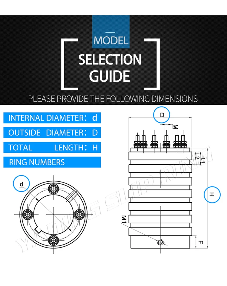 Rotary Power and Signal Electrical Slip Ring Assembly