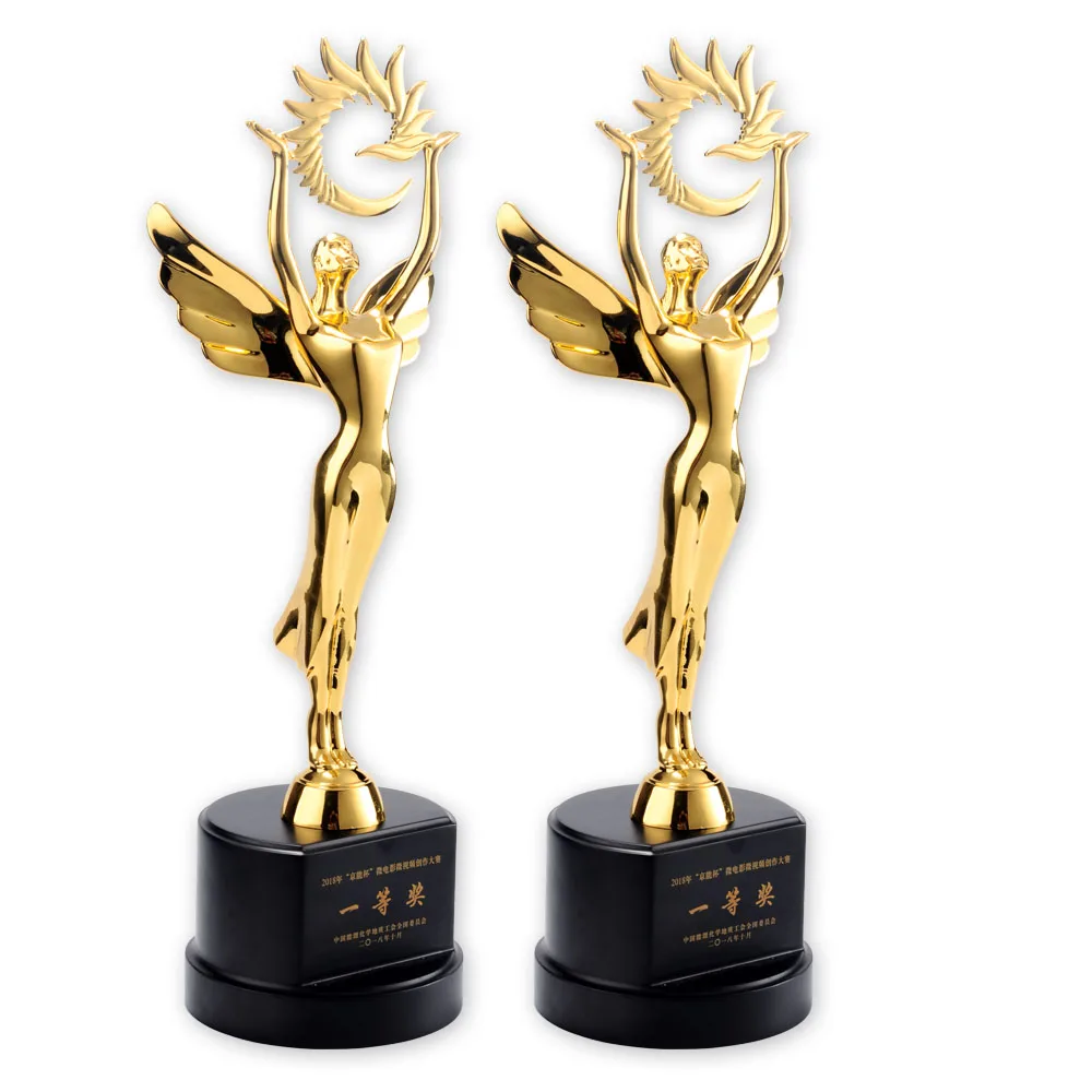Metal Phoenix Angel Trophies - Customized Souvenir Gifts