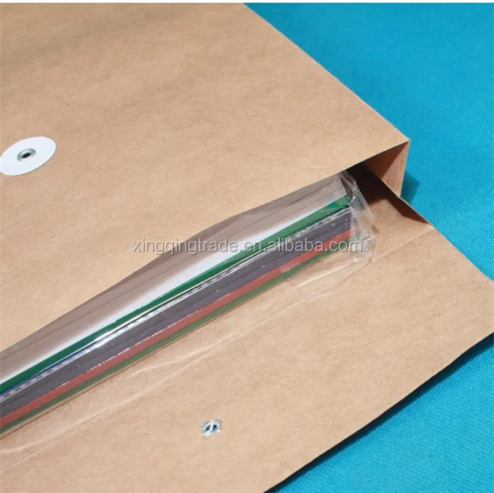 A4 Brown Kraft Envelope Paper File Bag Document/gift Paper Bag - Buy ...