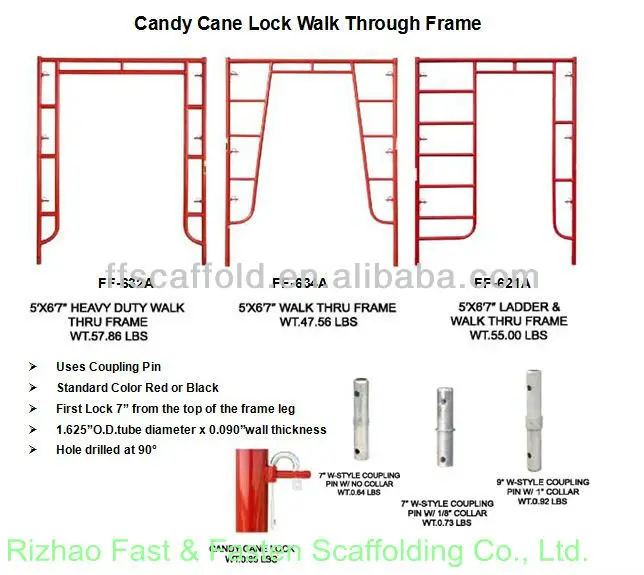 Scaffold Narrow Frames/access Ladder Frame Scaffolding