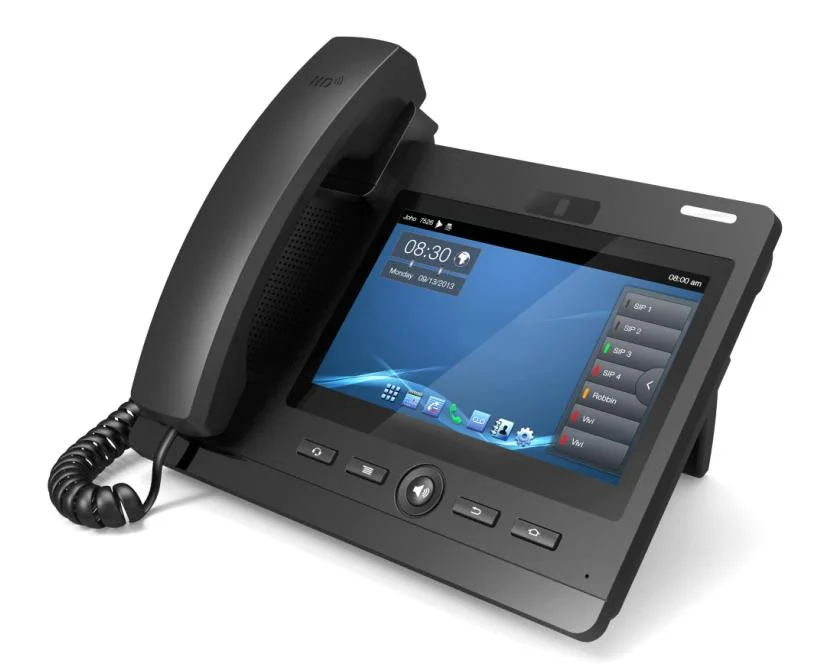 Minimum Price Smart Sip 6 Line Video Voip Ip Phone,5 Sip Smart Wifi Ip ...