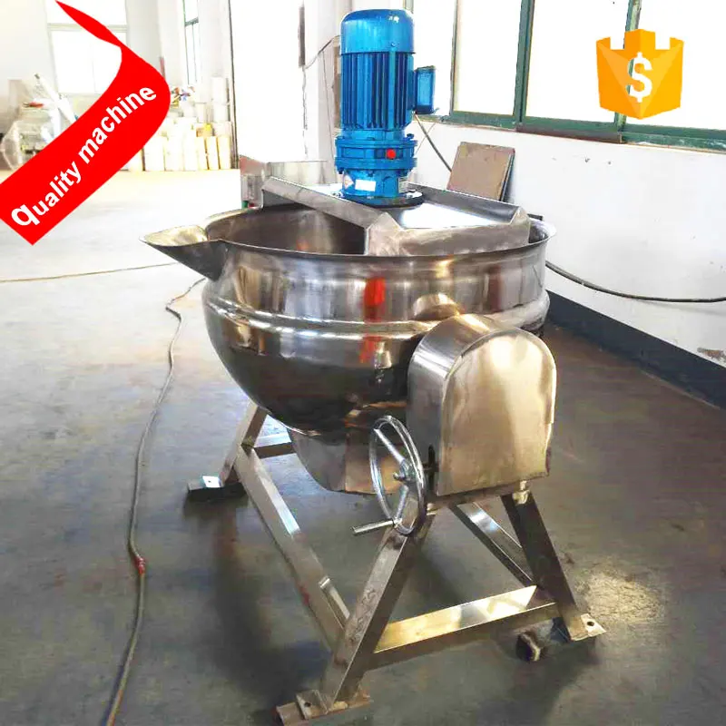 Full Stainless Steel Jacketed Industrial Cooking Kettle/industrial ... Full Stainless Steel Jacketed Industrial Cooking Kettle/industrial ...
