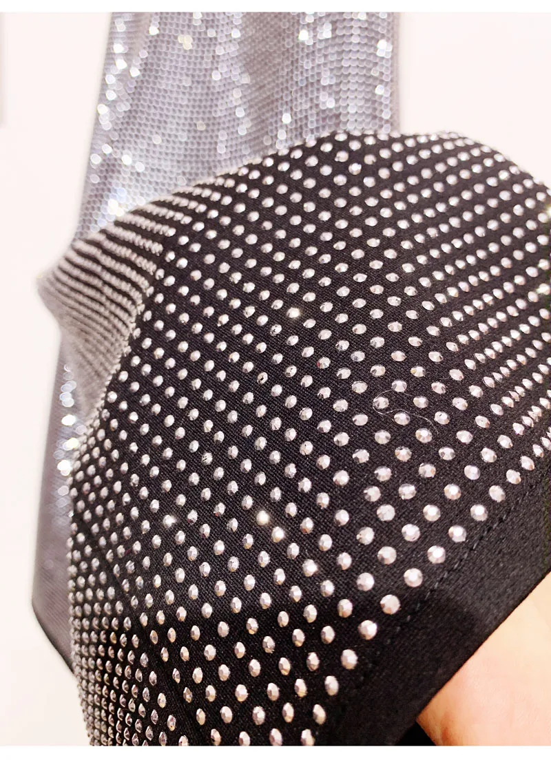 2019 Trendy Runway Beading Rhinestone Pants With Belt Women High Waist ...