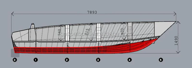 8m Plate Aluminium Boat Landing Craft for Sale Australia