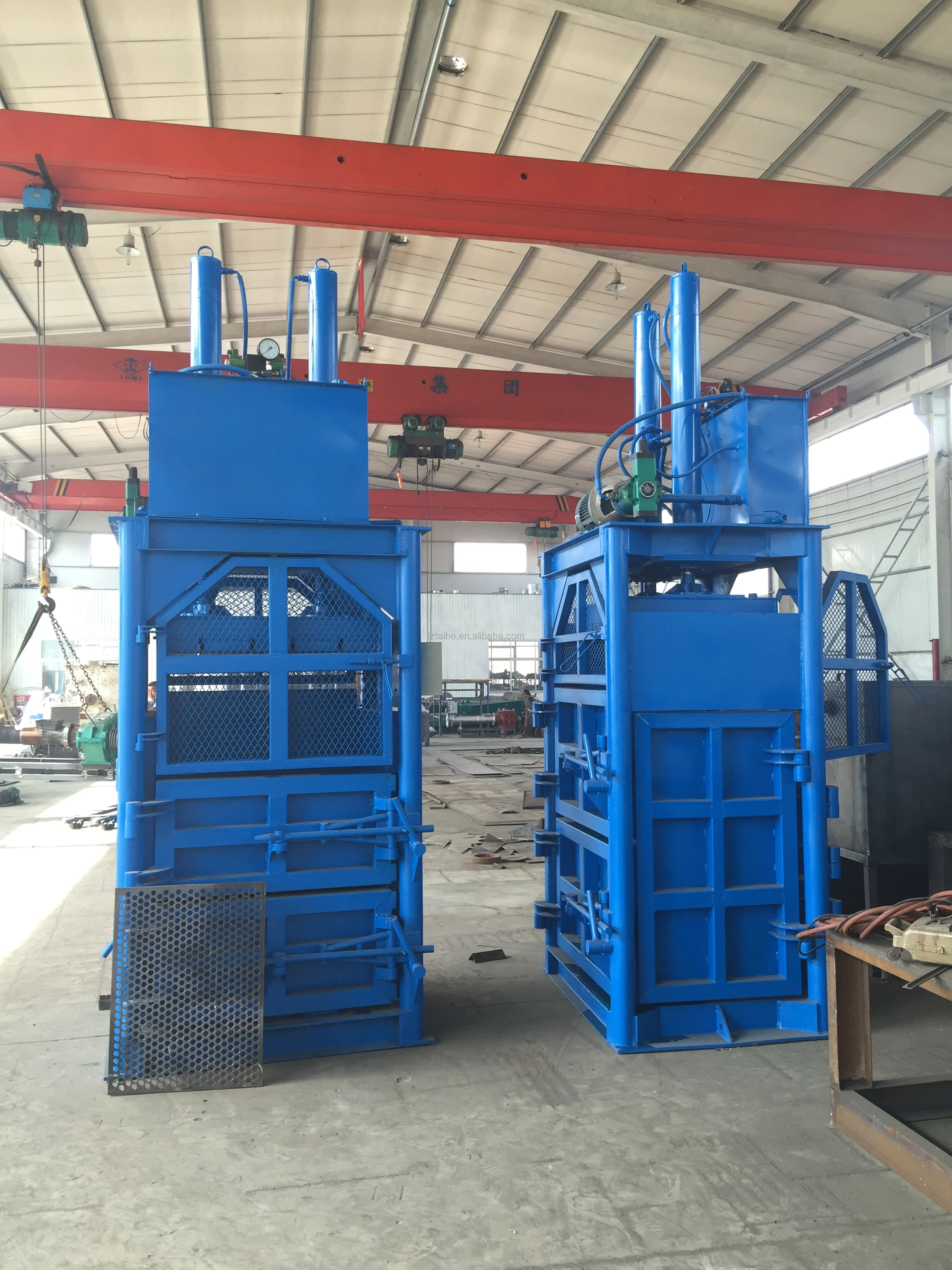 PET Bottle Baling Press Machine Horizontal Vertical Hydraulic Baler ...