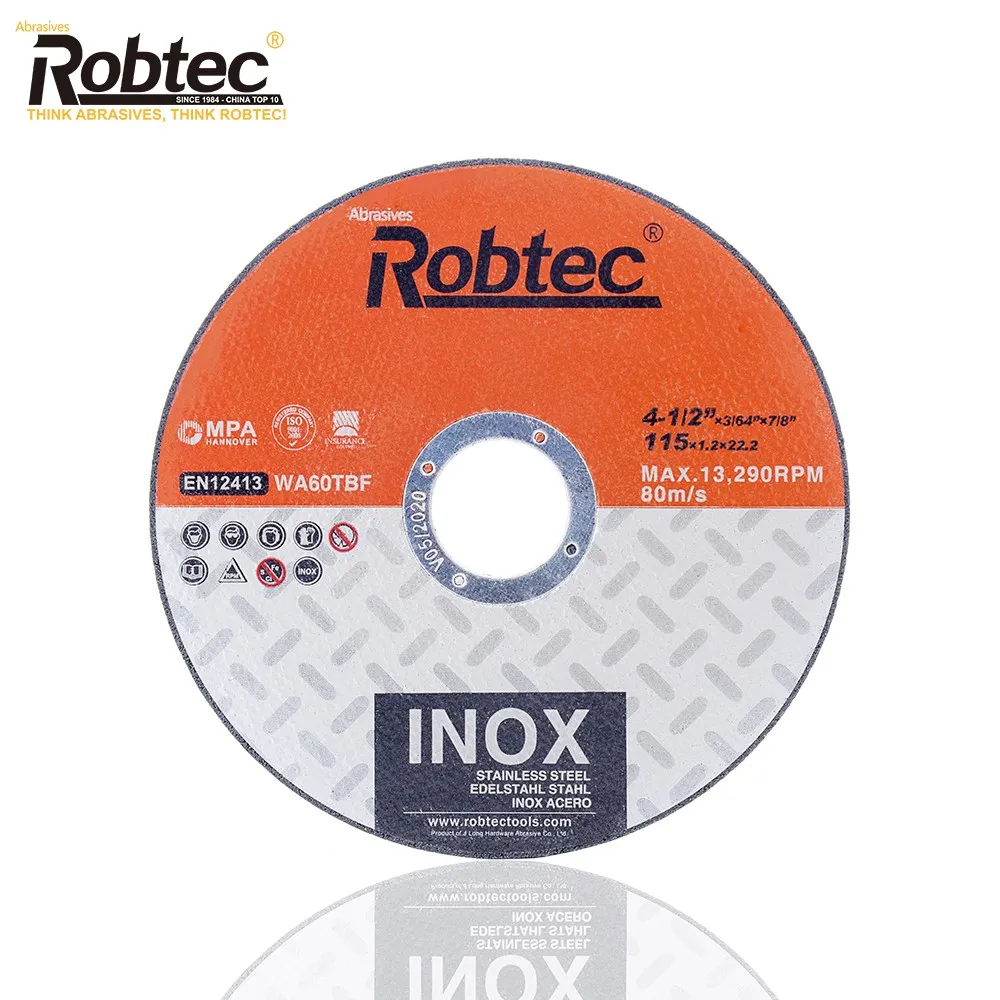 Robtec 5inch Abrasive Cutting Wheel 115 *1.0*22.2mm Standard Cutting ...