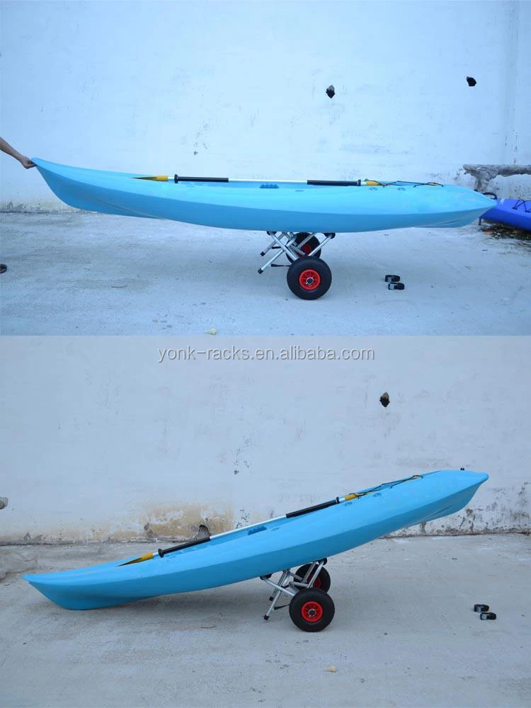 U Boat Kayak Cart Deluxe Folding Aluminum Kayak Cart Canoe Beach Cargo ...