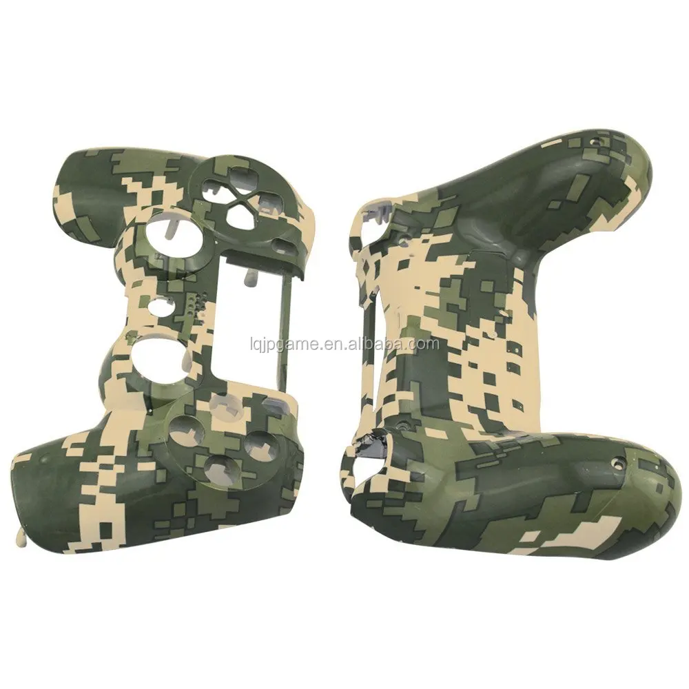 Custom For Ps4 Camo Green Controller Shell Case Cover Kit For Sony Ps4 ...