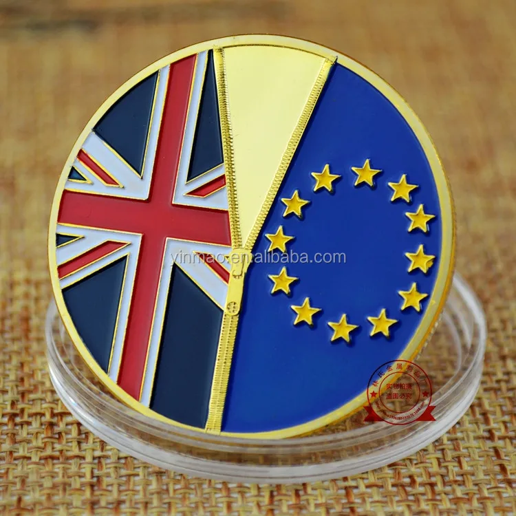 England Uk Brexit Coins Britain Exiting From The Eu Coin - Buy Brexit ...