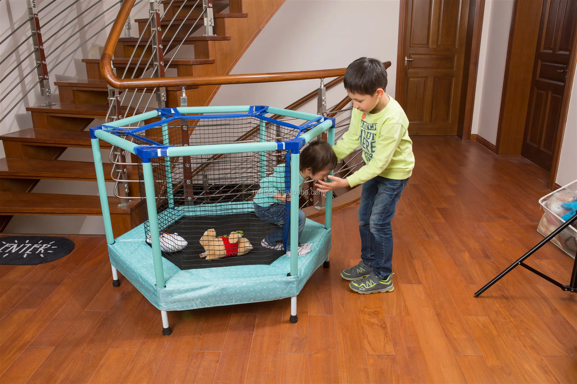 Mini Trampoline With Safety Net For Baby,Toddler,Kids - Buy Toddler ...