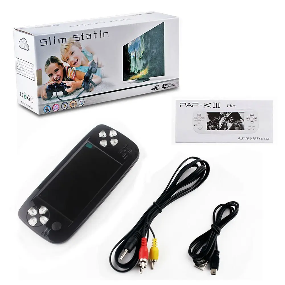 Handheld Pap Kiii Retro Game Console With 3000 Video Games - Buy Video ...