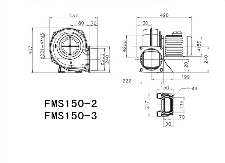 Jieming Hot-sale 3-phase Multi Blade Low Pressure High Capacity ...