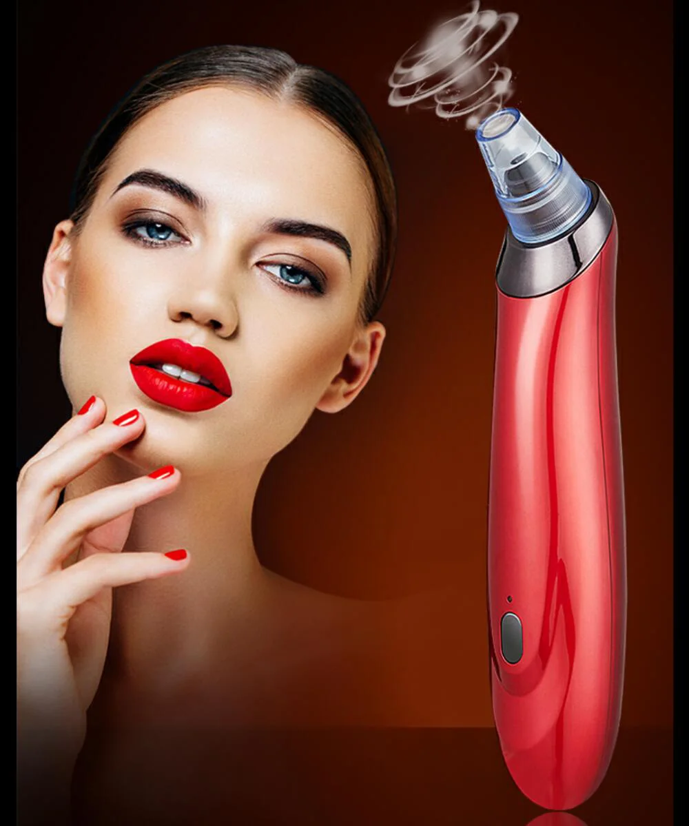 Vacuum Blackhead Ultrasonic Nose Pore Cleaner Japanese Acne Whitehead ...