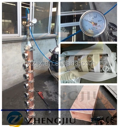 8 Column Plates Reflux Column Still With Milk Can Boiler Rum &whiskey ...