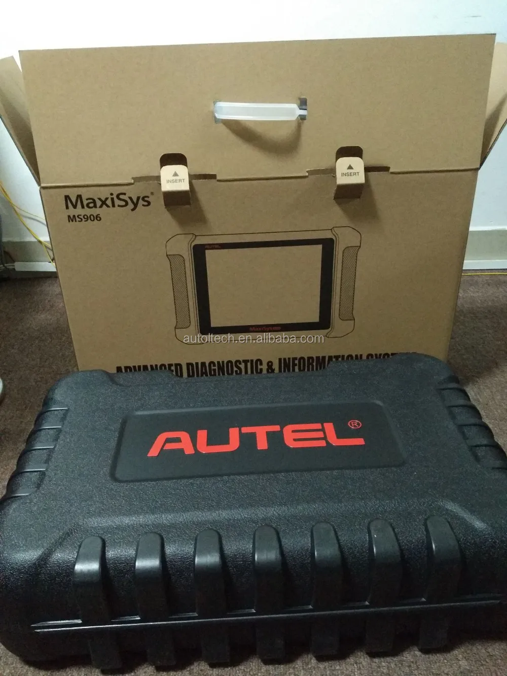 8.0" Touch Screen AUTEL MaxiSYS MS906 Car Diagnostic Scanner - WiFi ...