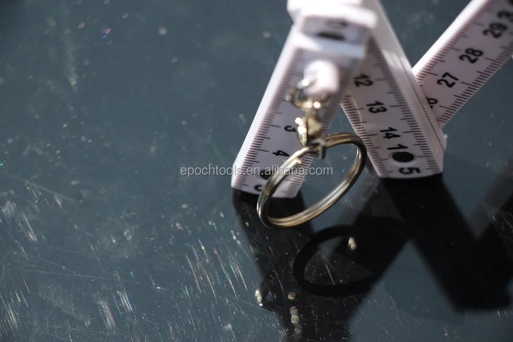 Mini Plastic Folding Ruler With Key Ring - Buy Folding Ruler,Angle ...