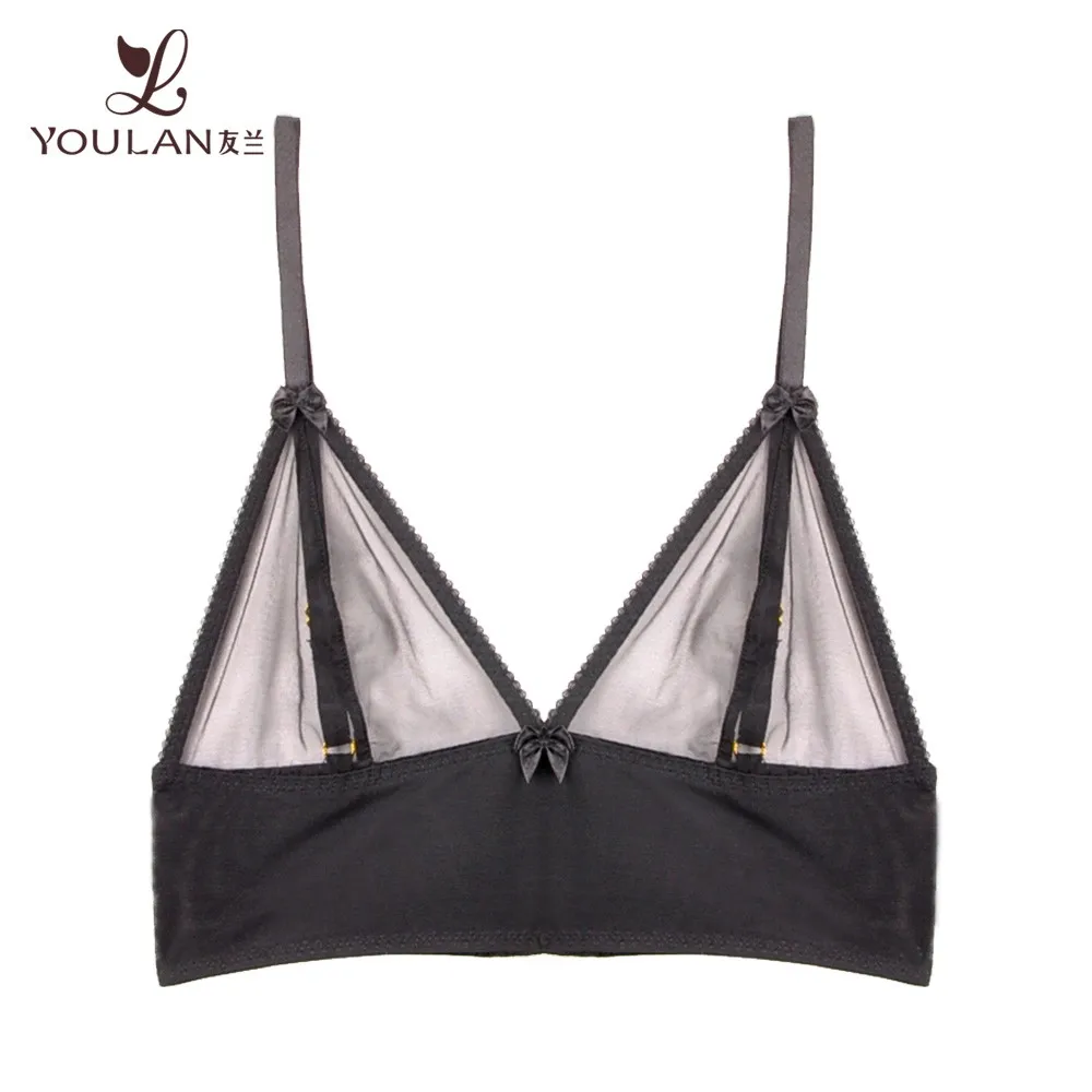 Sexy Net Bra Designs Latest Bralette Bra Panty Stylish Mesh Unwire Bra ...