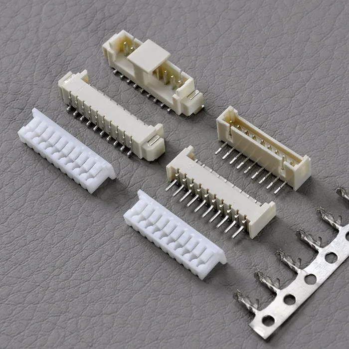 2x5 10 Pin Wire To Board Wafer/housing/terminal Connector 1.25mm Spacing (0.049") Pitch Size ...