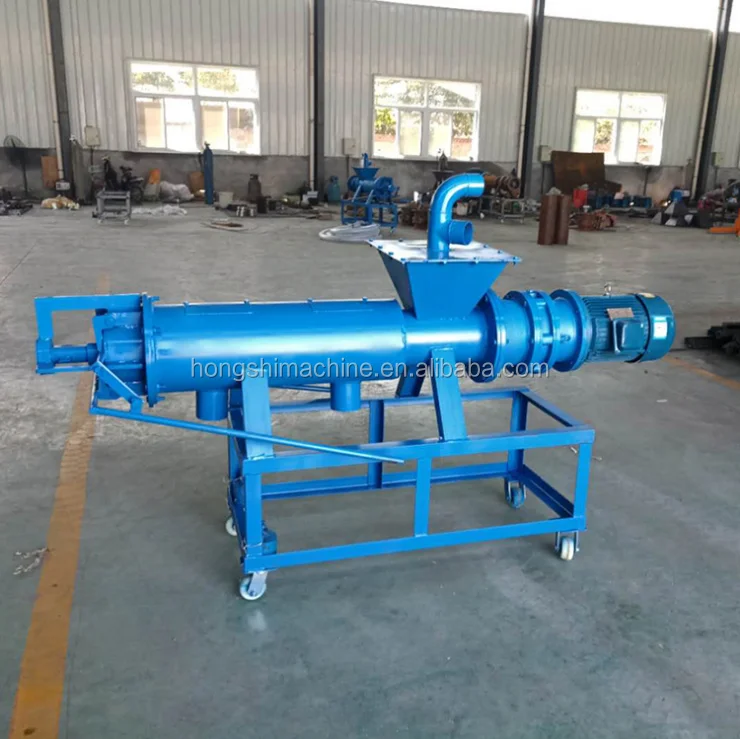 Spiral Extrusion Separator Solid Liquid Separator Of Chicken Manure ...