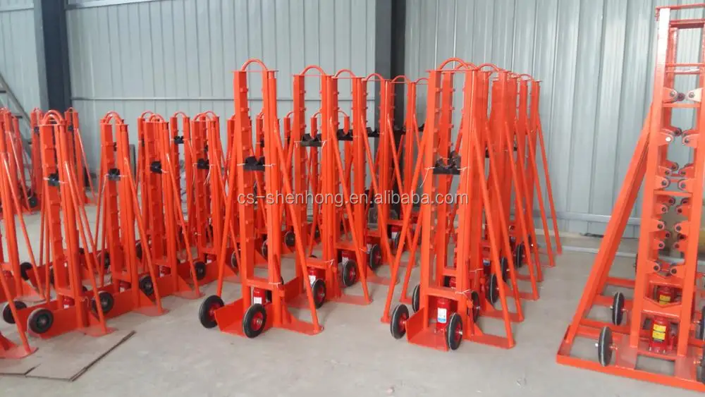 Manual Hydraulic Reel Jack Stands Cable Drum Jacks - Buy Cable Drum ...
