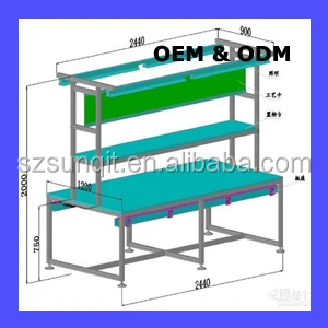 Assembly Line Esd Lean Pipe Worktable - Buy Esd Lean Pipe Worktable ...