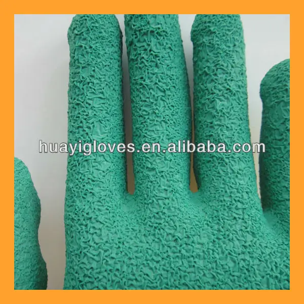 Latex Palm Dipped Protective Safety Work Garbage Gloves
