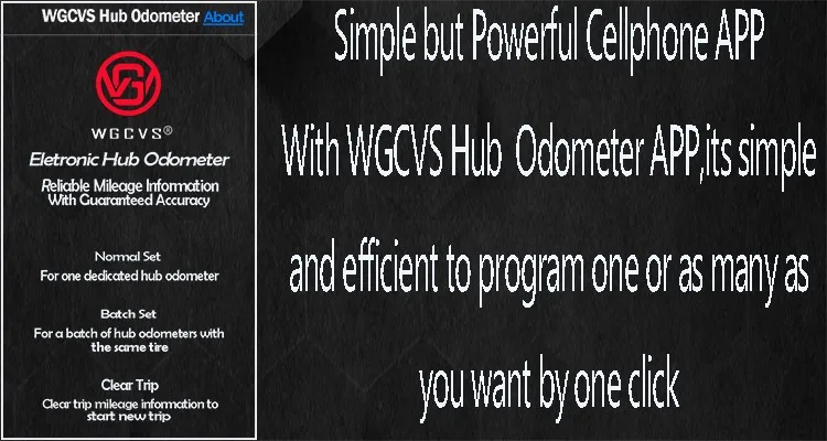 WGCVS 600-9999 Electronic Hubodometer for Trucks & Trailers